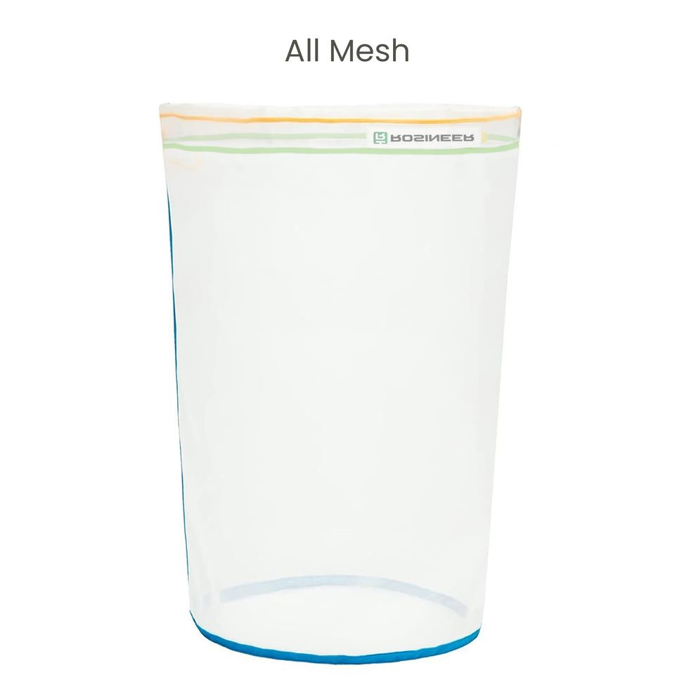 Rosineer 10 Gallon Bubble Filter Bag Set, 5 Mesh Sizes, Fabric Options