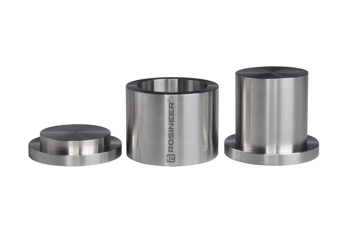 Rosineer Pre-Press Pollen Mold, Hammer Style, Cylindrical