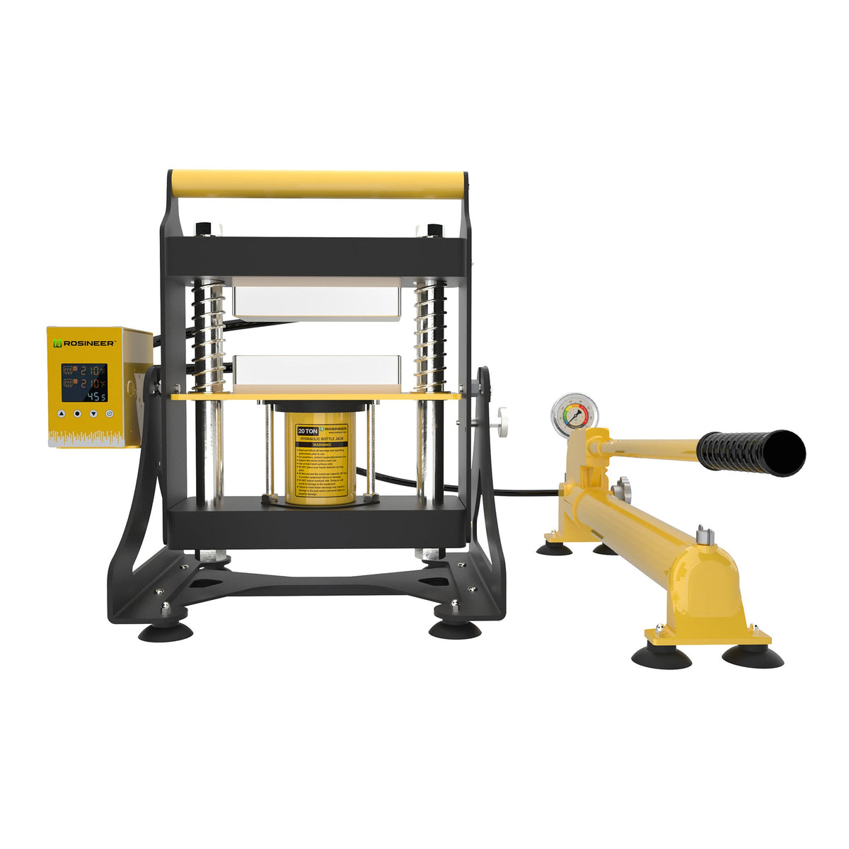 Rosineer SWING 20 Ton Hydraulic Rosin Press and Accessories Bundle